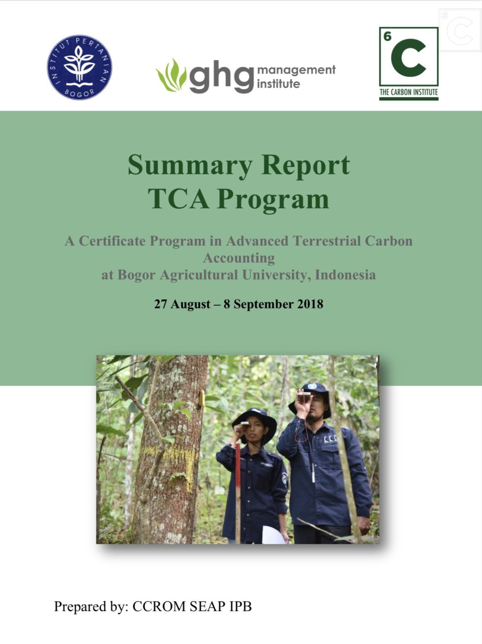 TCA Program Summary Report - GCF Task Force