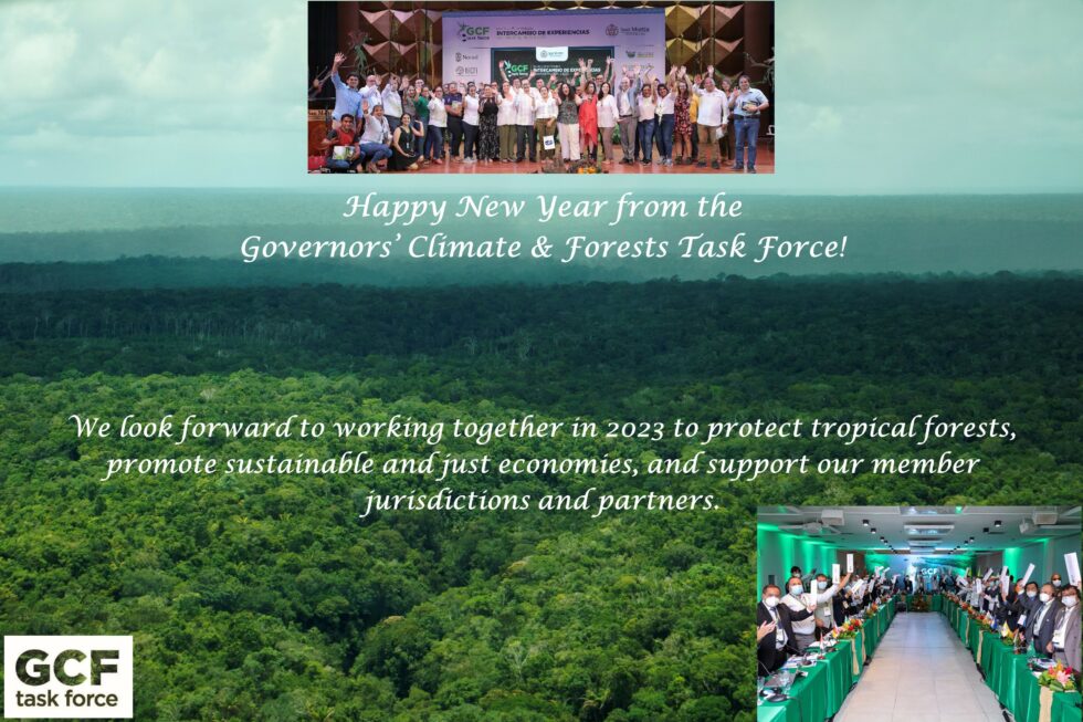 Happy New Year from the Governors’ Climate & Forests Task Force! | GCF Task Force